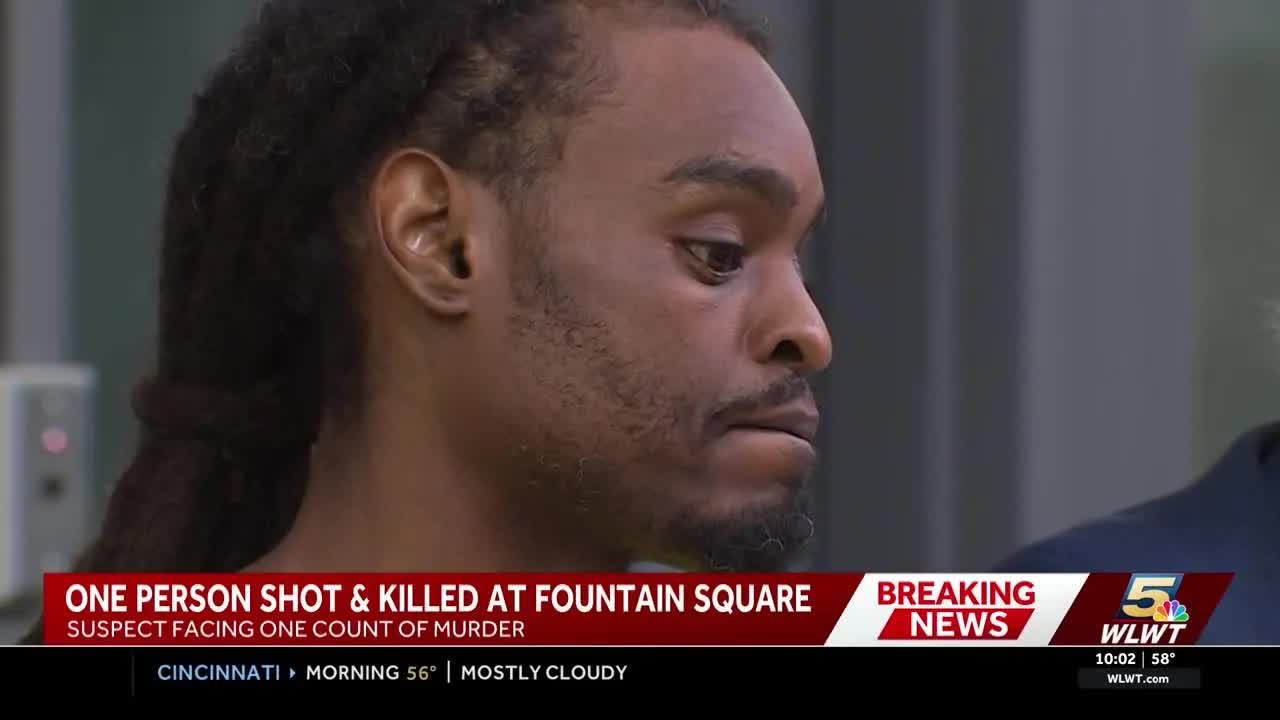 Suspect in Fountain Square shooting appears in court