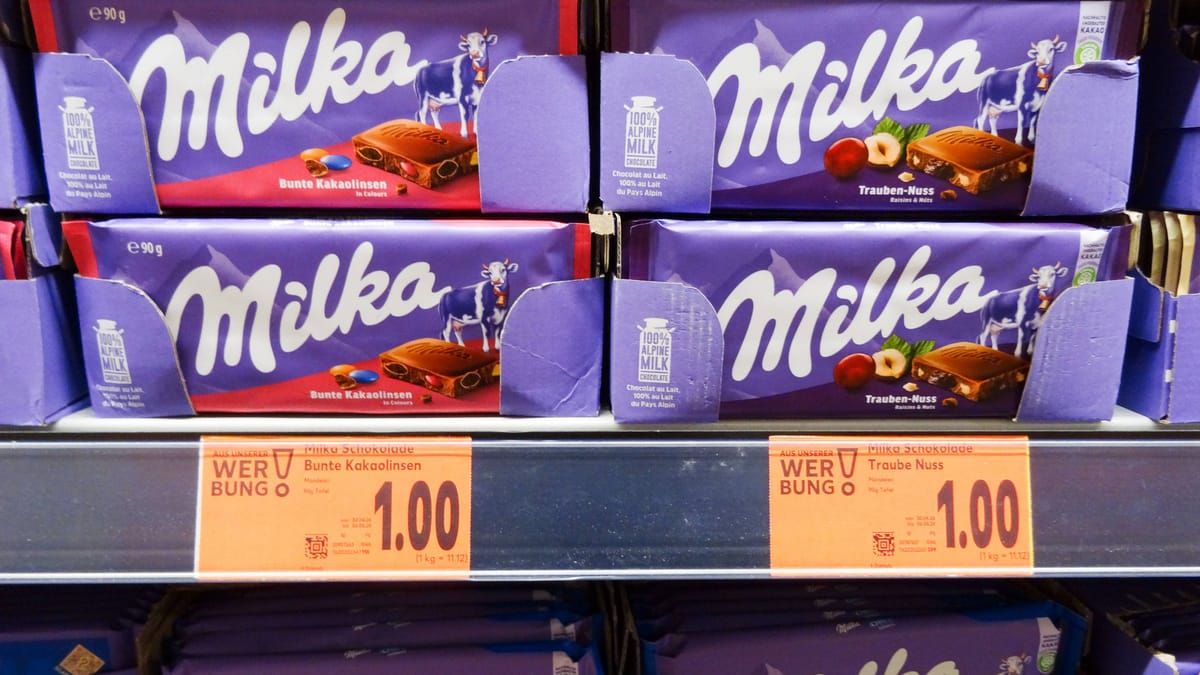 Ritter Sport landet auf Platz 3, Milka wird abgestraft
