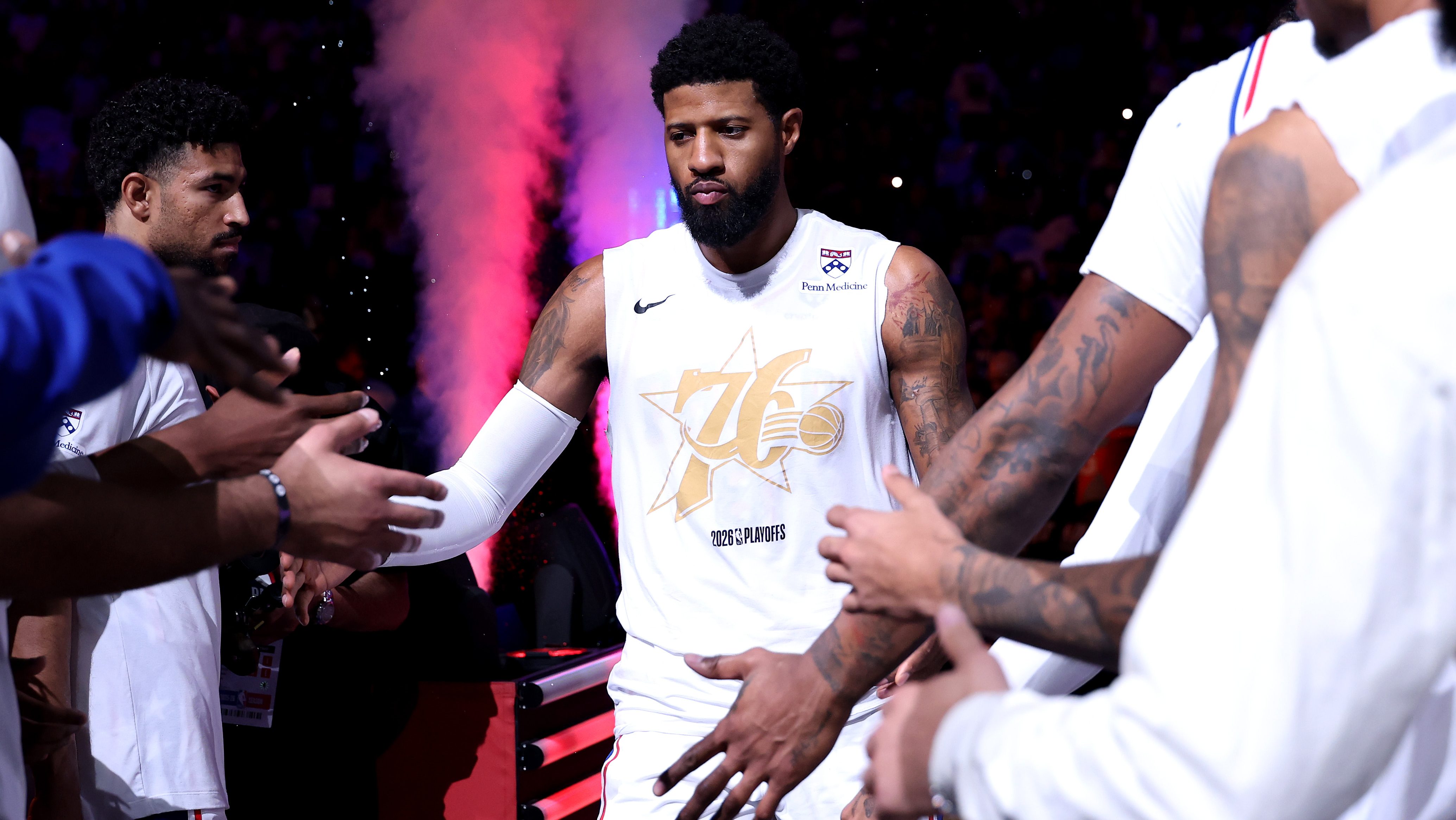 Paul George sends 4-word NSFW message to Sixers after Game 3 loss to Knicks
