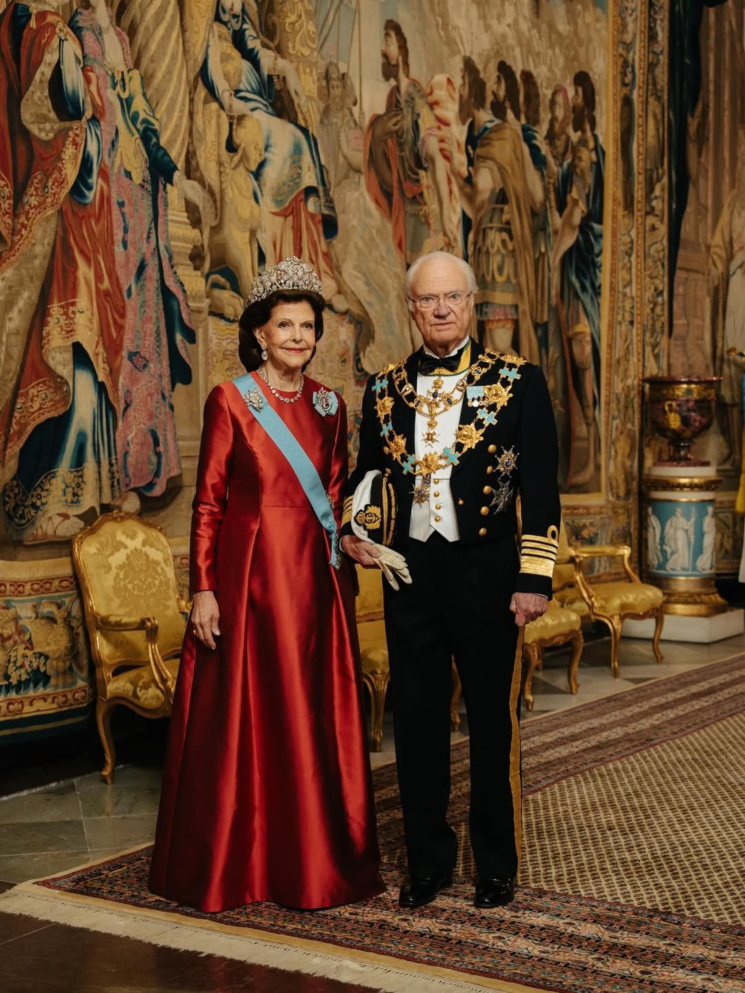 Realeza europeia reunida pelos 80 anos do rei da Suécia