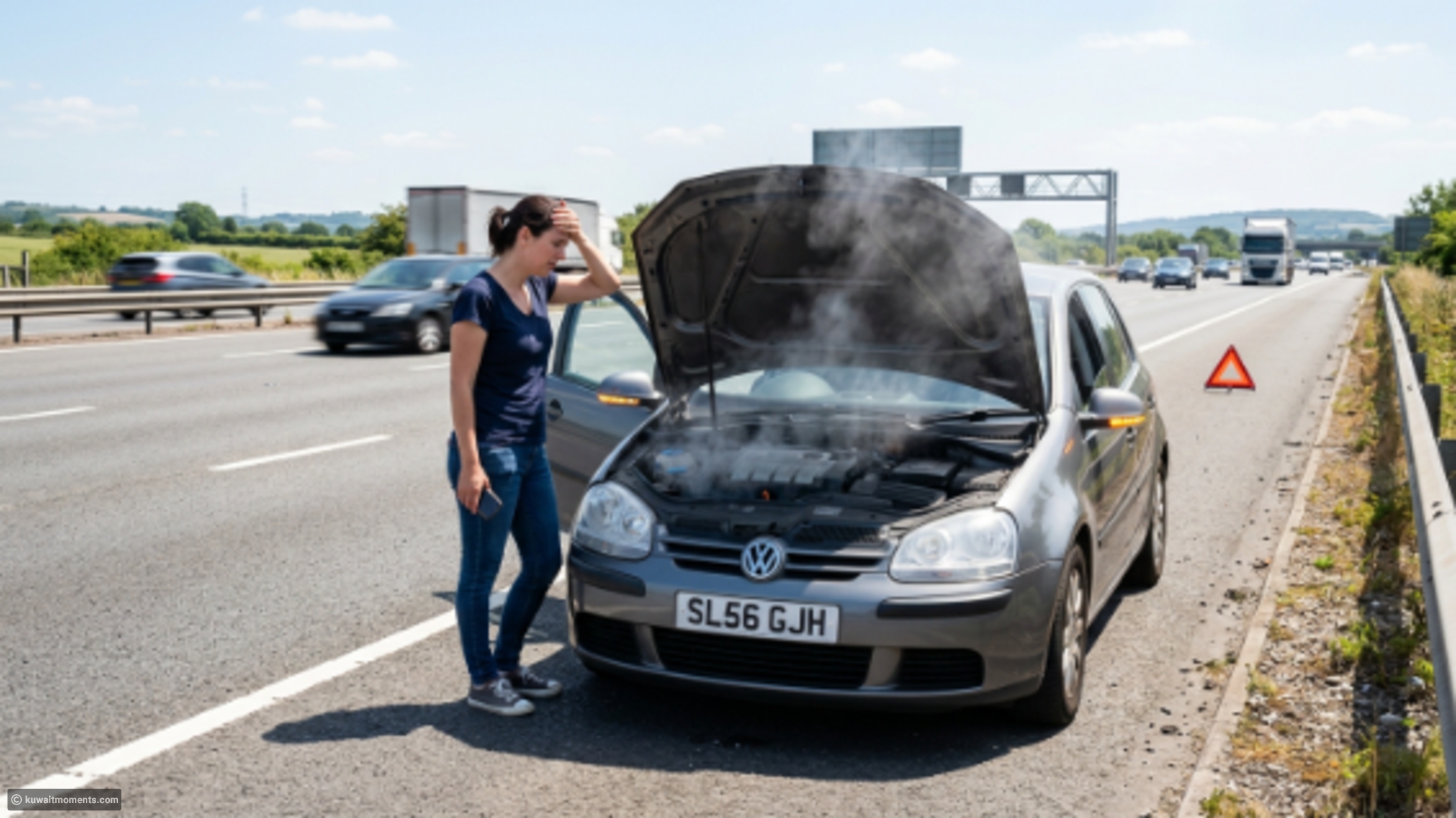Warning signs after a check engine light comes on