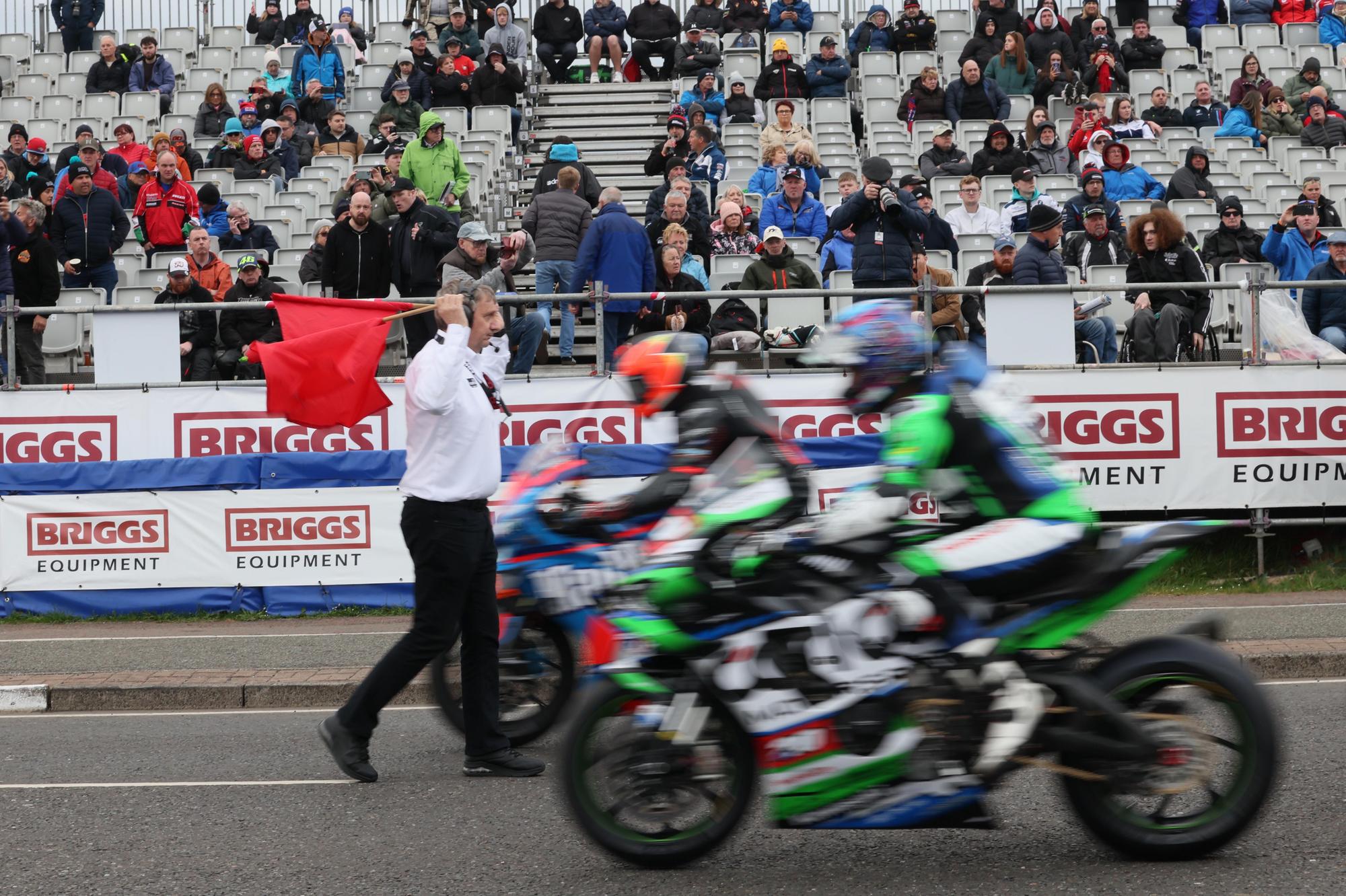 NW200: Red flag in Supersport race with Michael Dunlop leading Dean ...