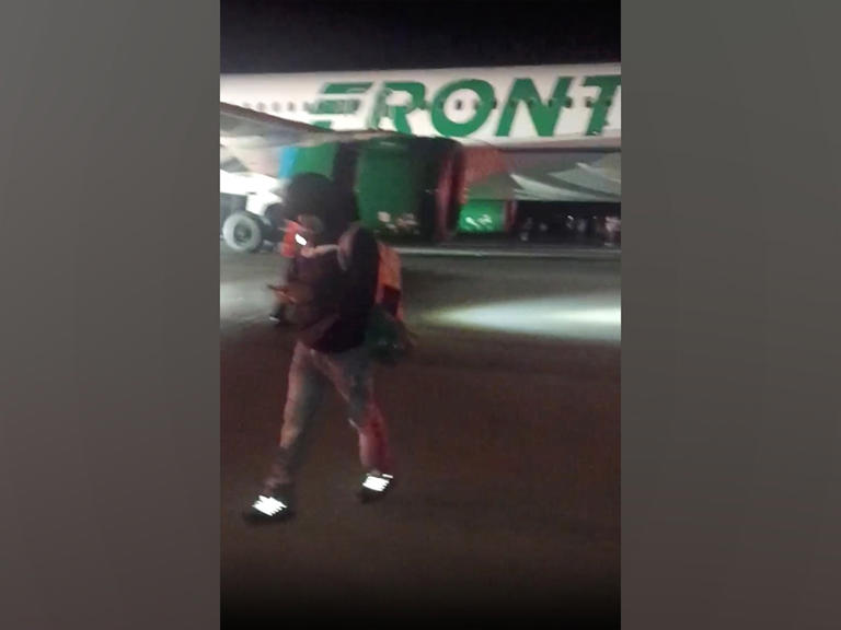 Frontier plane strikes person on Denver airport runway: Officials