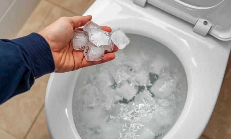Flushing ice cubes down the toilet once a week: What it’s for and why ...