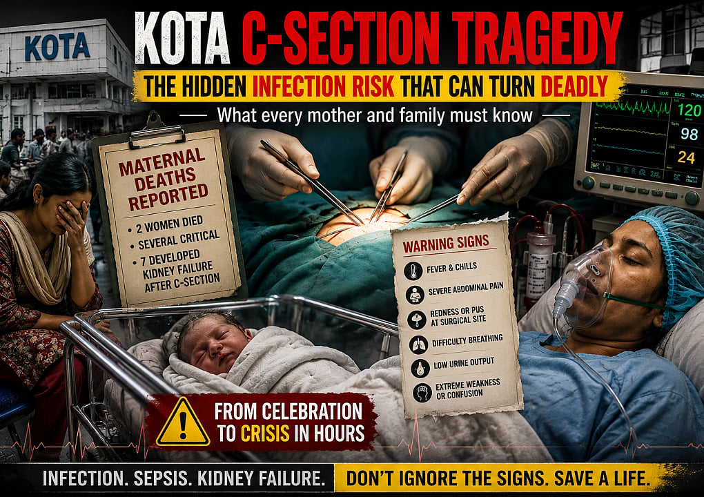 Doctors explain deadly risks of post-cesarean infections after Kota tragedy