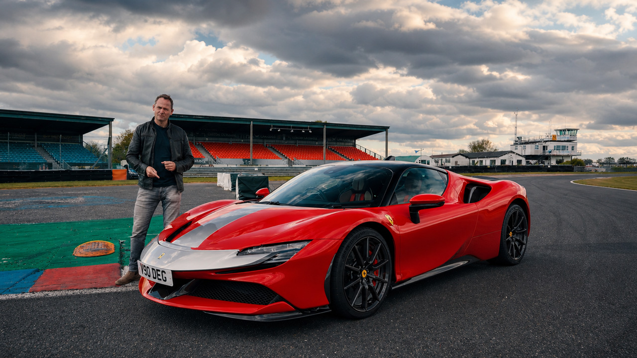 What happens when an ex Stig drives SF90 flat out