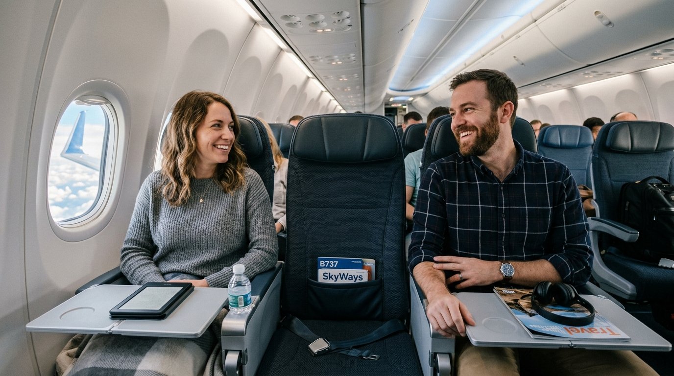 What flight attendants really want you to do with an empty middle seat
