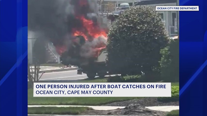 Person injured in Ocean City boat fire