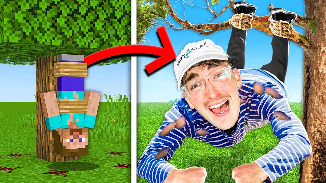 Minecraft but any scary build hack becomes real
