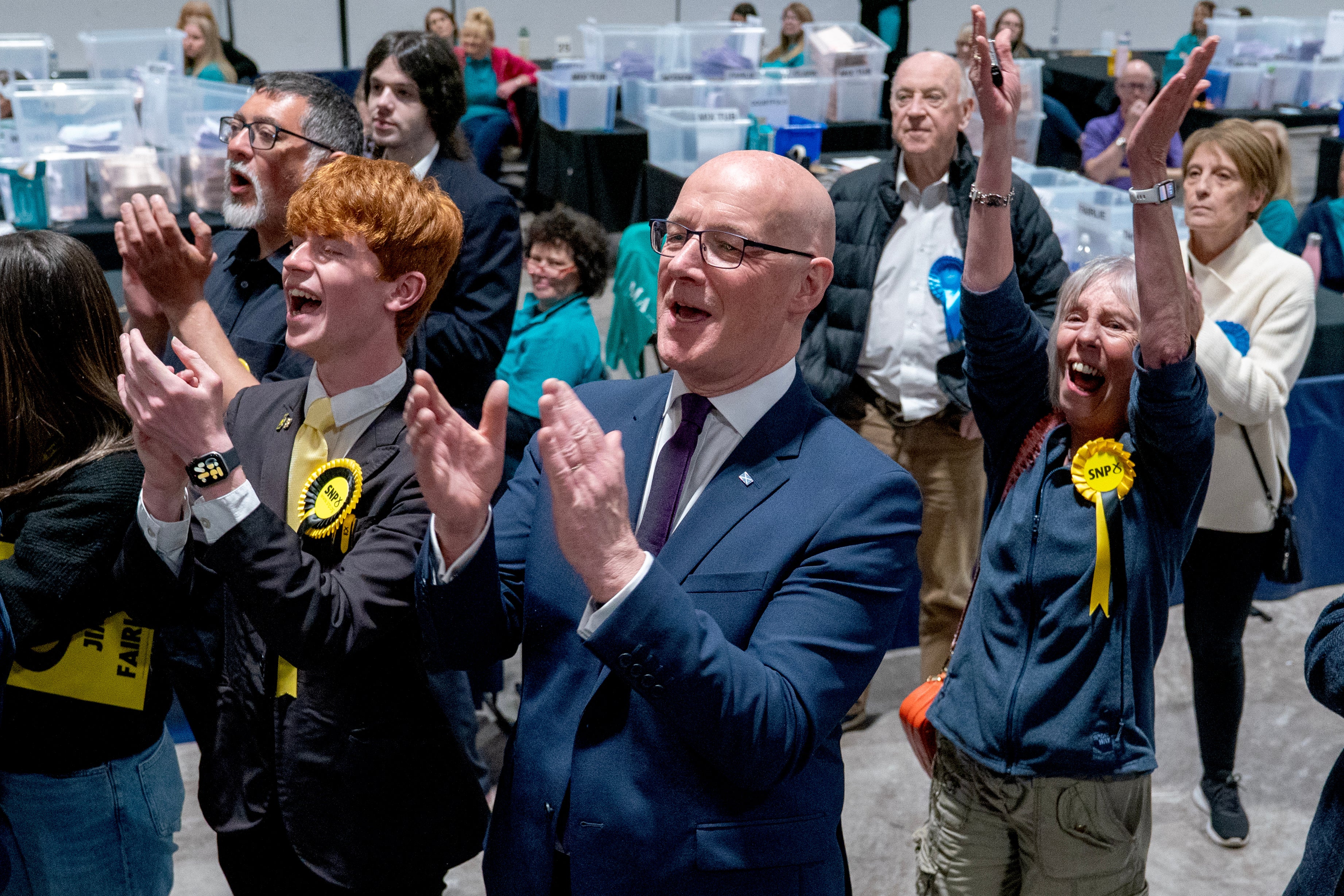 Donald Trump congratulates John Swinney after SNP victory in Scotland
