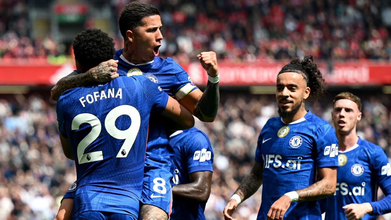 Fernández cancels out early Gravenberch strike in 1-1 draw at Anfield ...