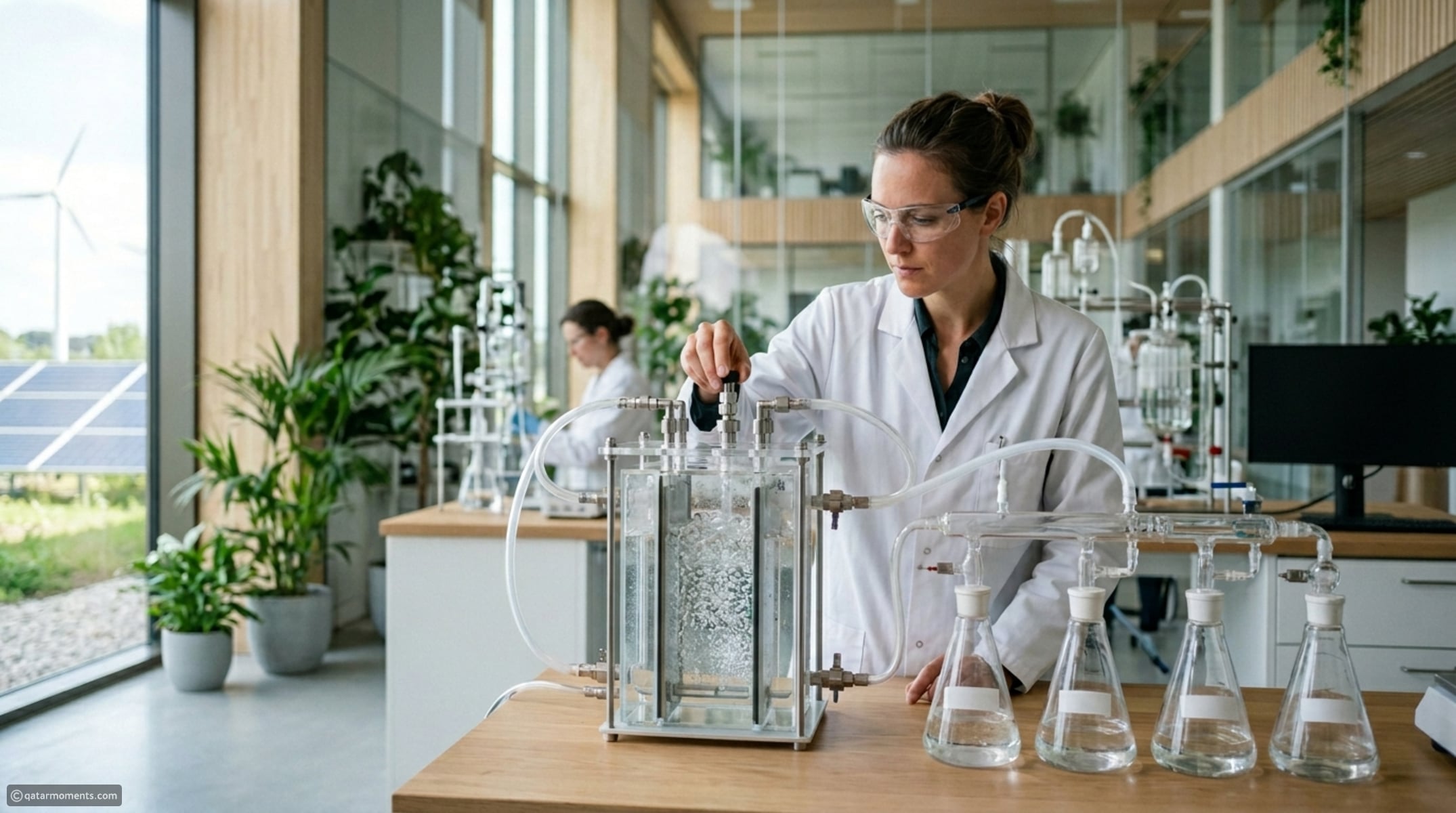 Scientists use sunlight to turn plastic waste into clean hydrogen fuel