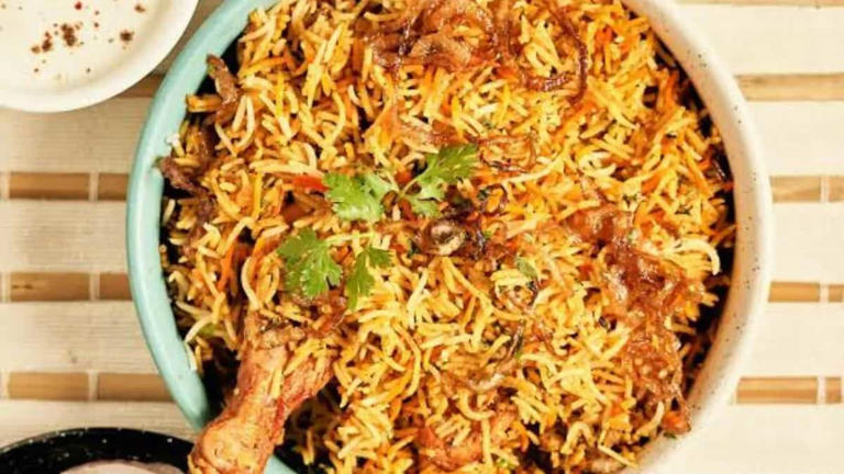 Rice cooker chicken biryani recipe for IPL nights