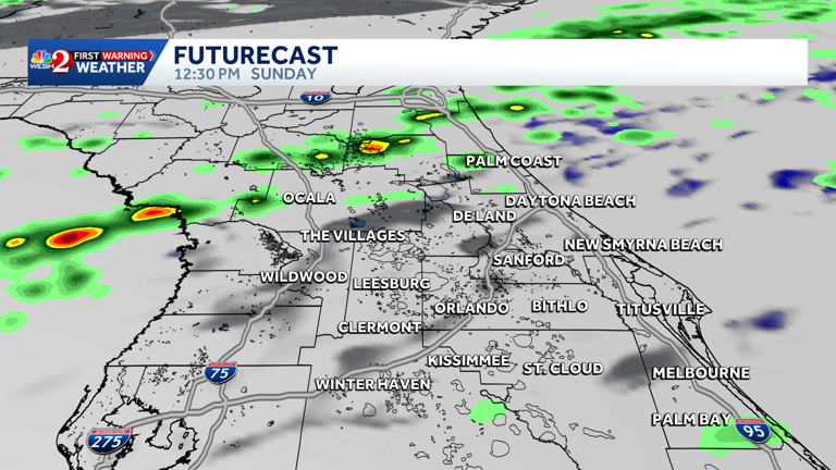 Tracking the threat of storms across Central Florida this Mother's Day ...