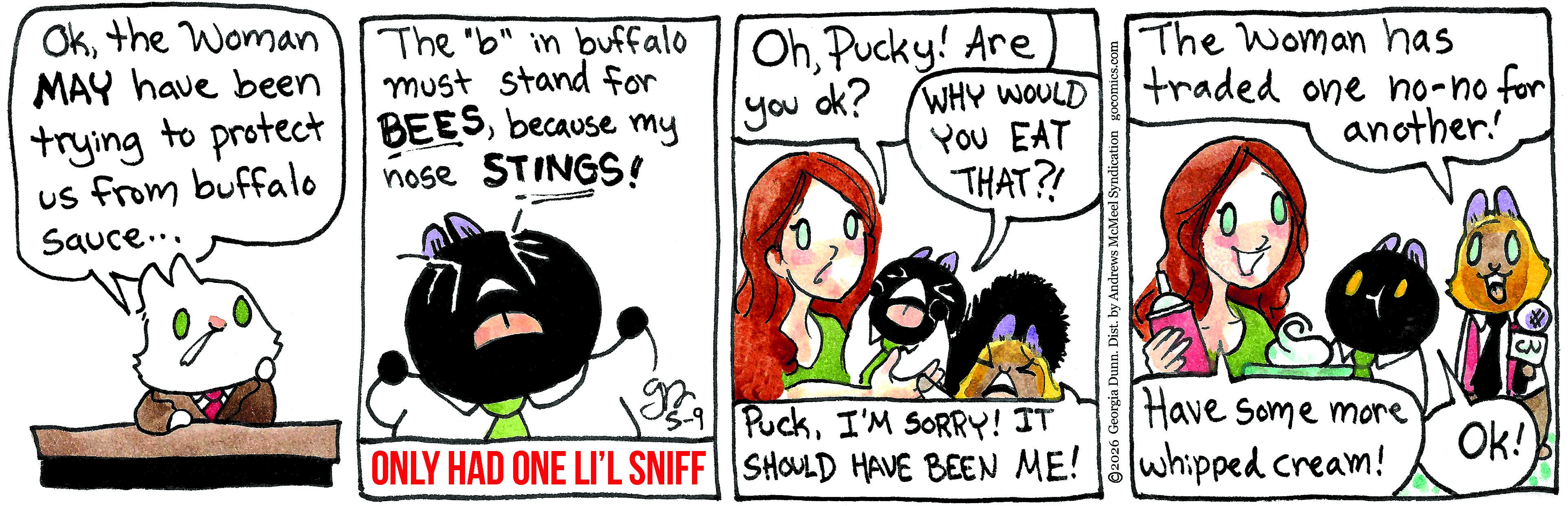 Breaking Cat News by Georgia Dunn