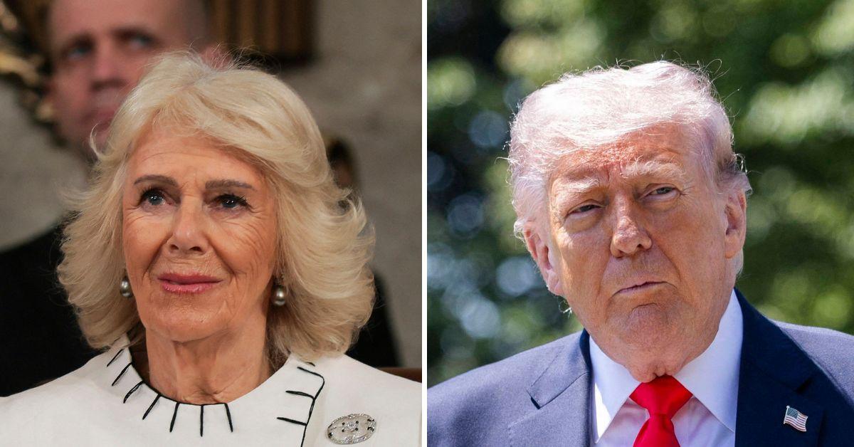 Queen Camilla has 2-word answer after meeting with Donald and Melania ...