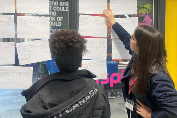 Young people explore careers with W Howard in Warrington session
