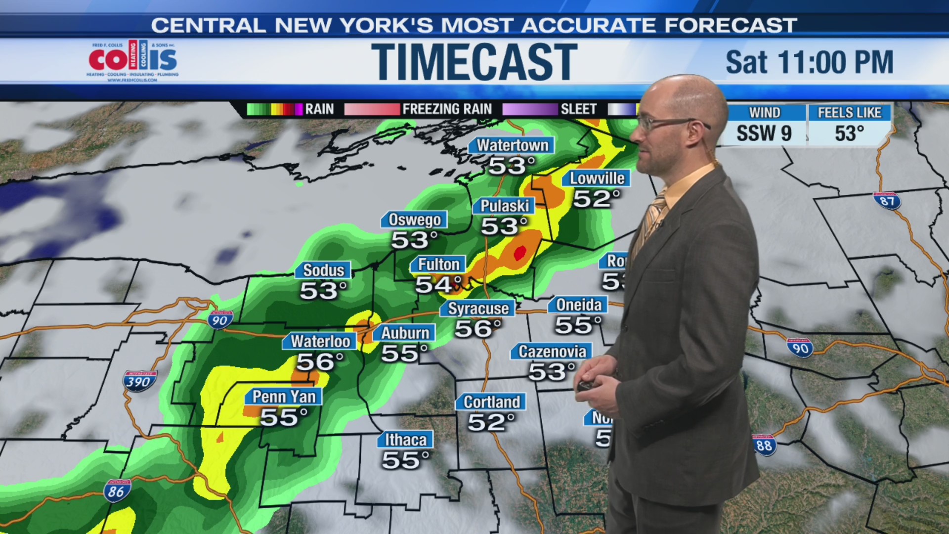 Storm Team forecast: Noon update Saturday May 9