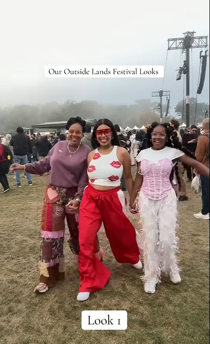 Which look won?🤨🔥 Outside Lands Festival fashion battle—every outfit is ...
