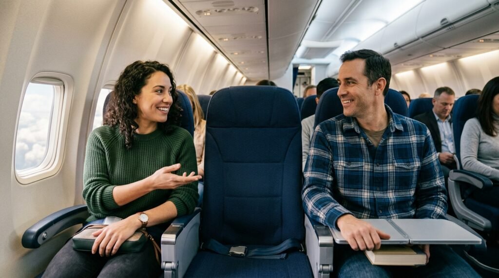 What flight attendants really want you to do with an empty middle seat
