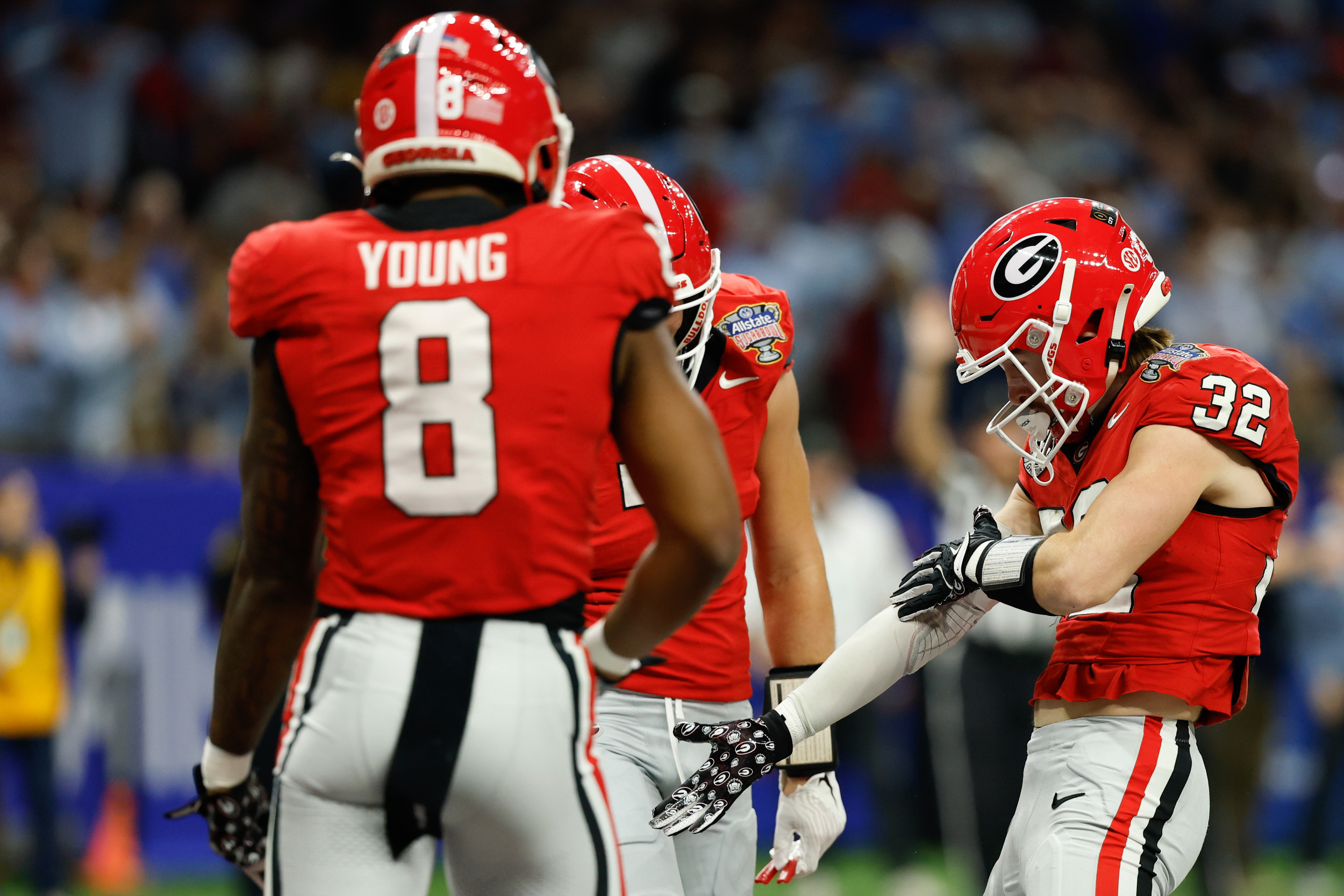 Former Georgia Bulldogs running back switching positions for the Falcons