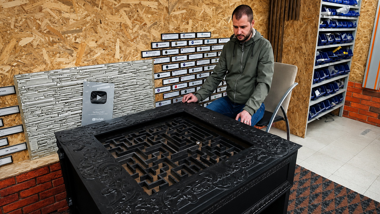 Innovative woodworking combining a table and CNC machine