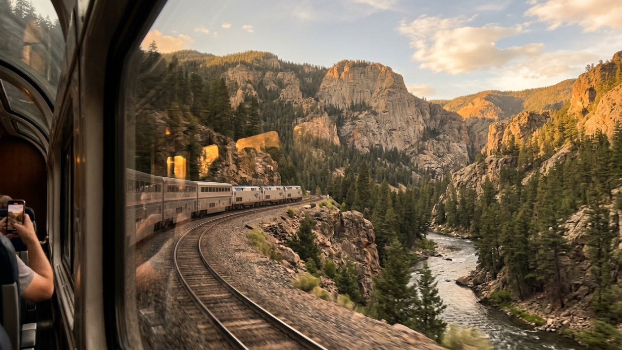 This 2700 mile train journey is the most beautiful in North America