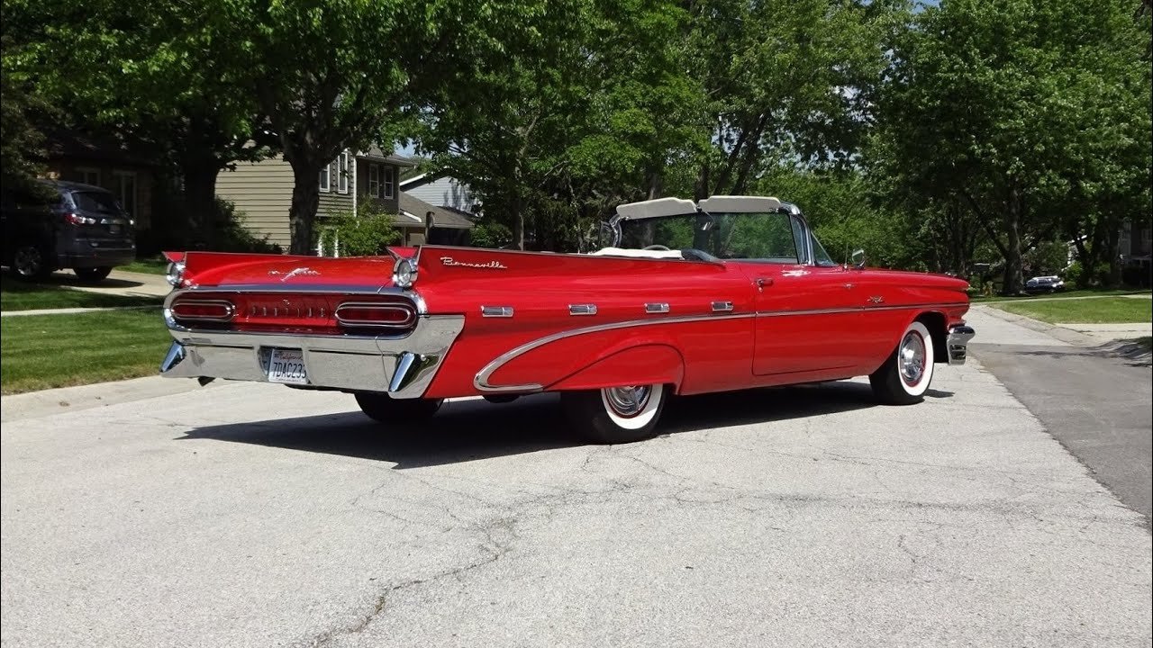 Hear the tri-power engine in a '59 classic