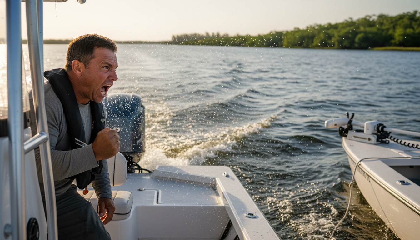 Viral boat rage captain’s heated confrontation under investigation