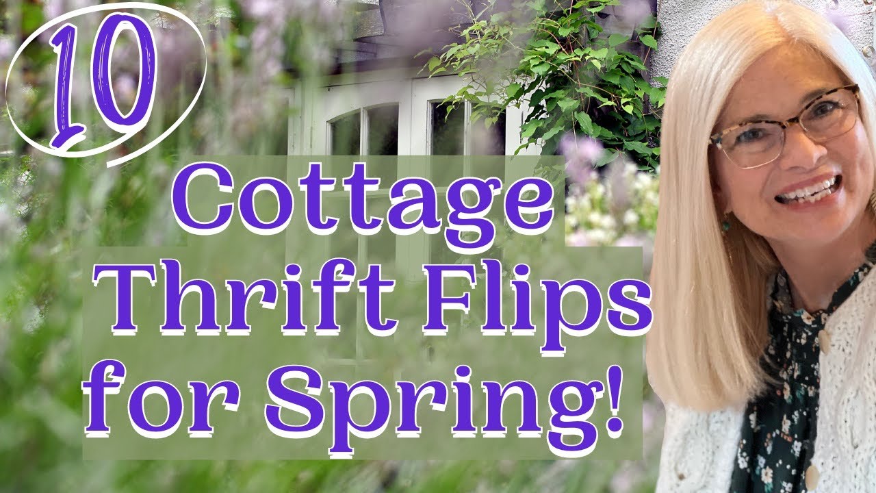 I transformed thrift finds into spring magic 🌸