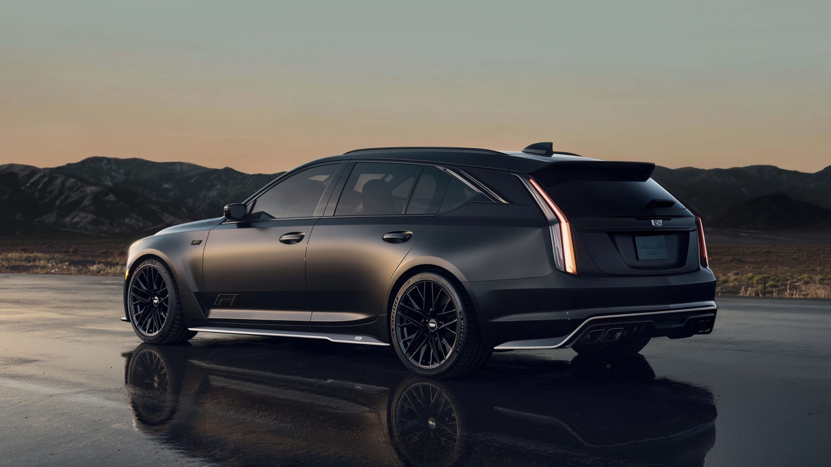 Whoa, the Cadillac CT5-V Blackwing looks even better as a station wagon