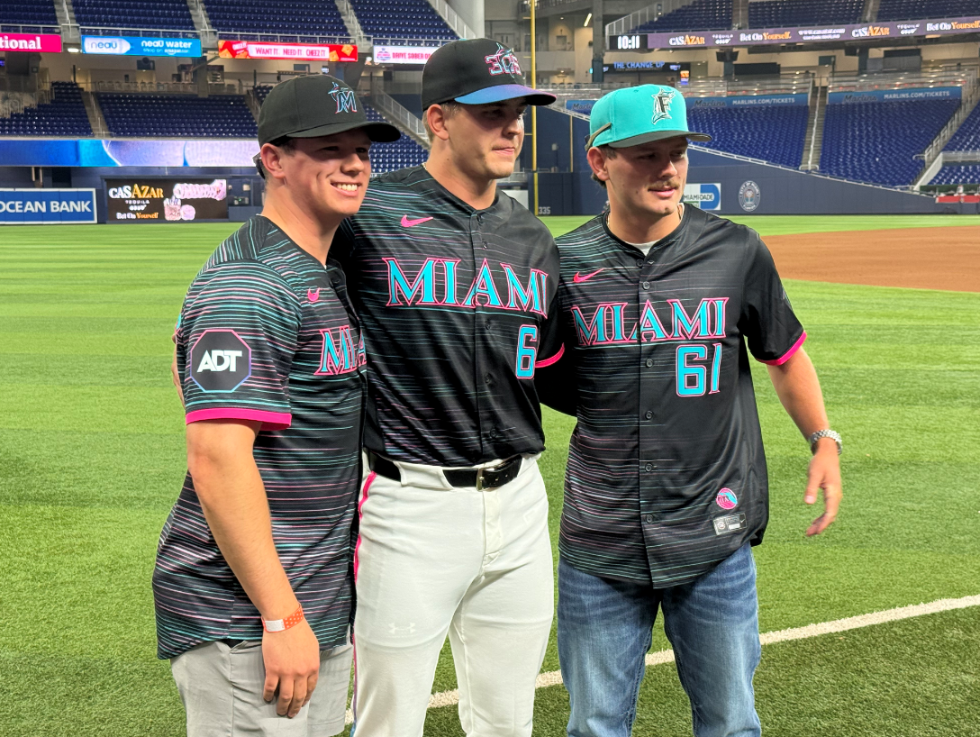 McQueen grad Robby Snelling made his MLB debut on Friday with Miami