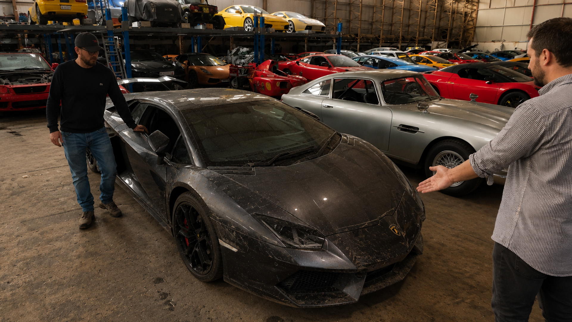 Touring a yard full of forgotten supercars