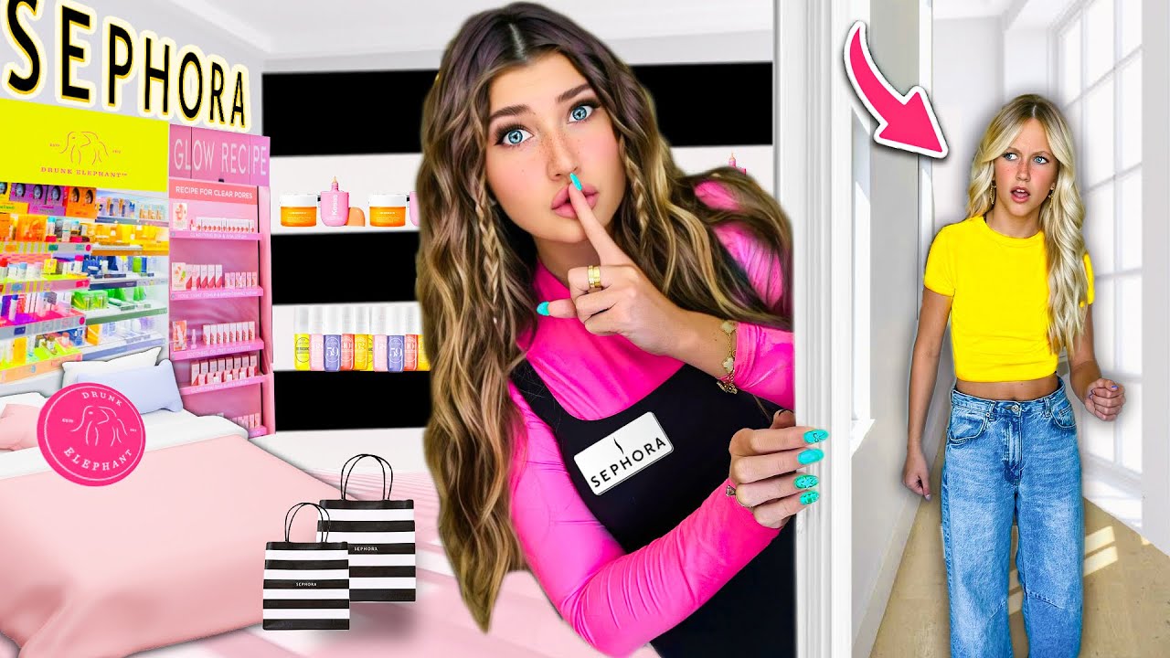 I built a secret Sephora room! 😍