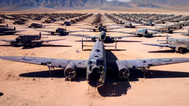 1,000 WWII planes still sit frozen in time in an American aircraft ...