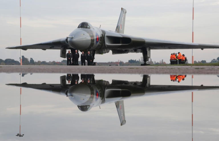 Vulcan XH558 maintenance update, April 2026