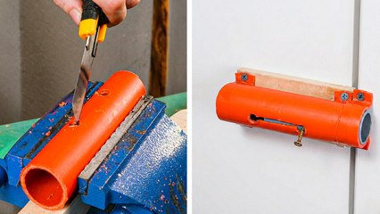 Creative PVC pipe solutions for everyday storage dilemmas