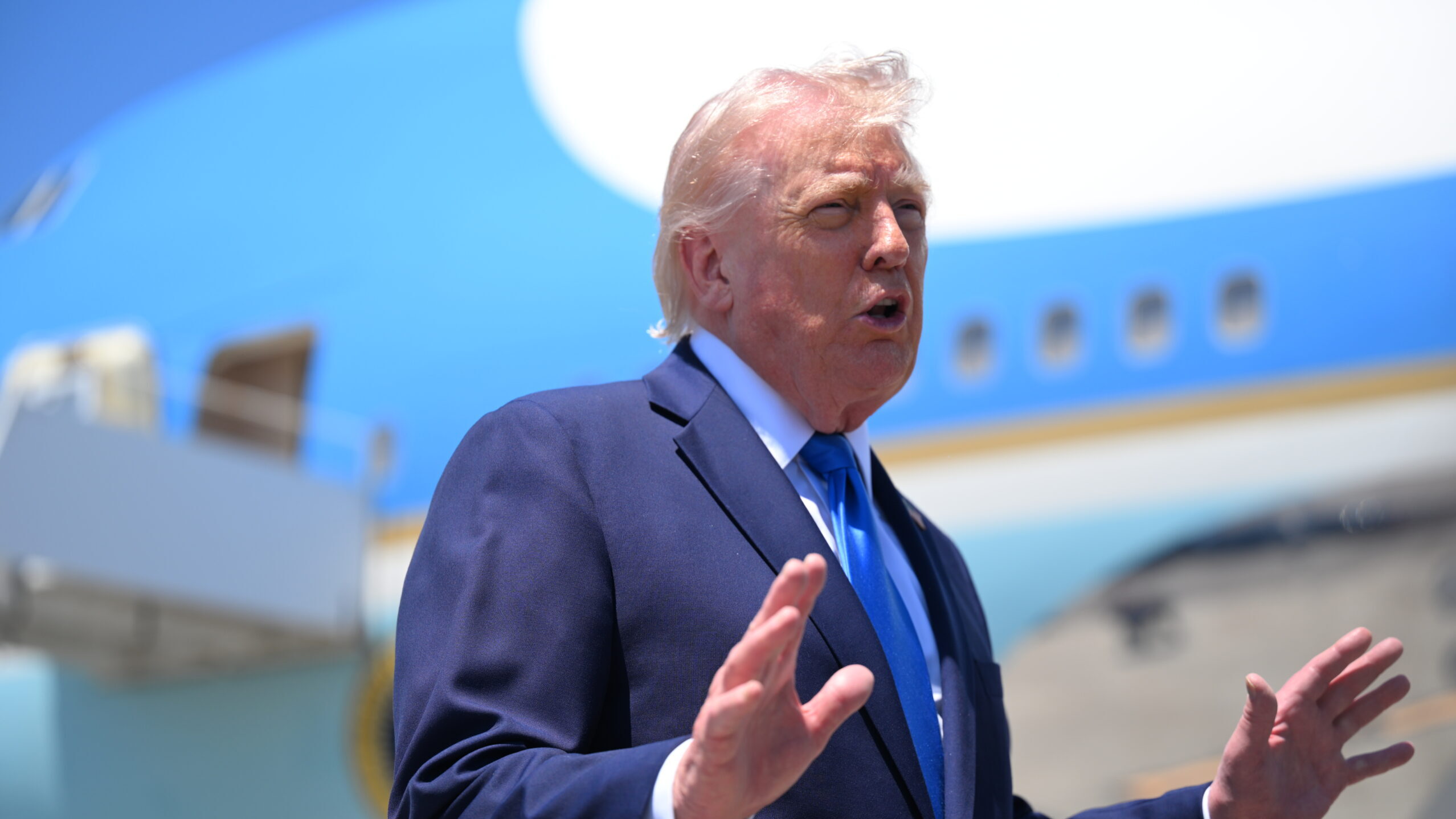 Donald J Trump International Airport logo sparks backlash