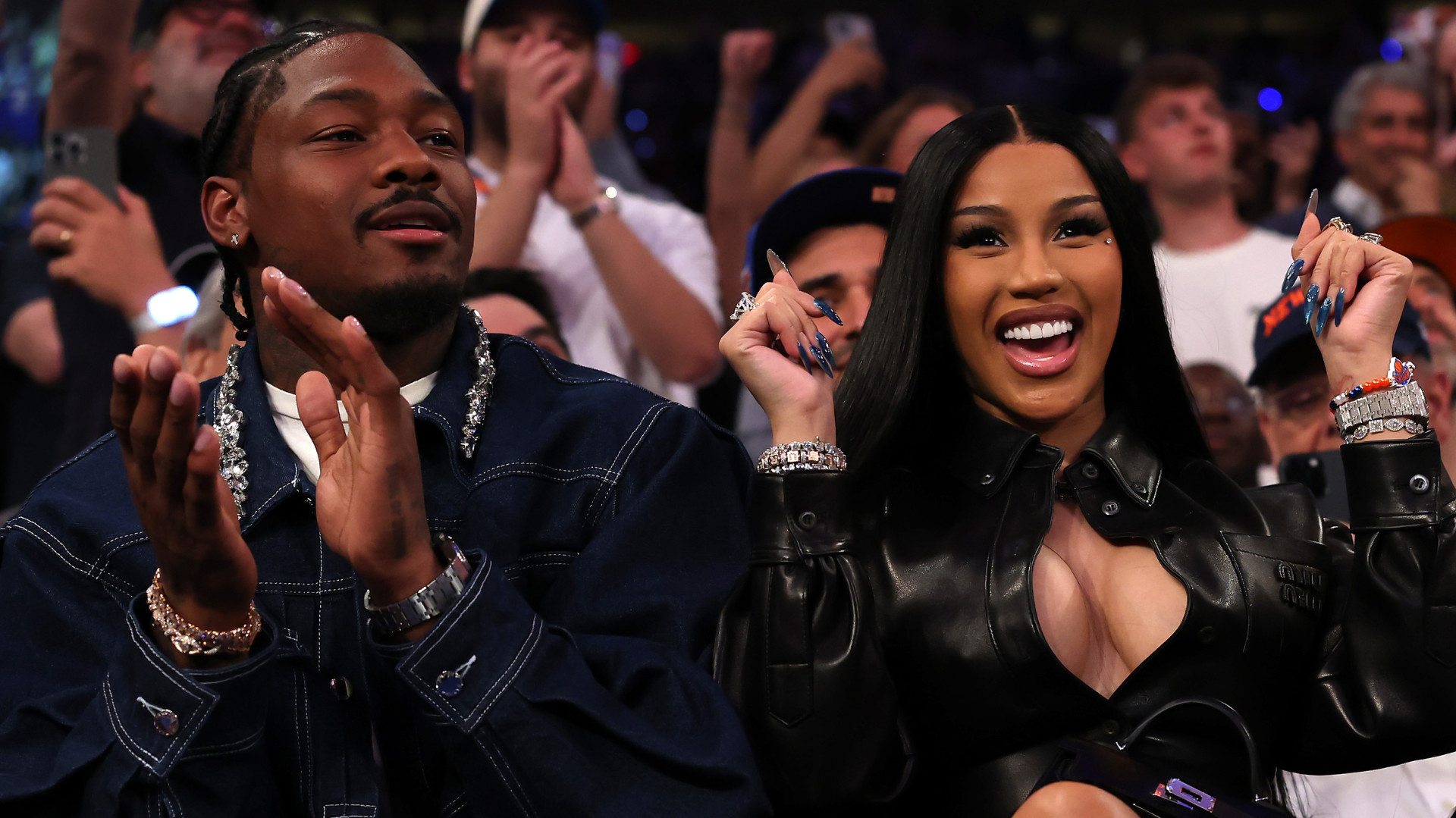 Cardi B and Stefon Diggs seen together at Diggs Deep Foundation Mother ...