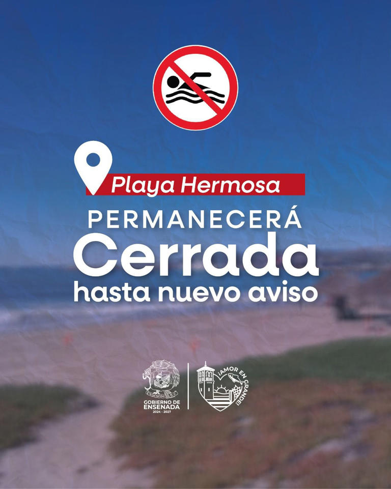 Llaman a no realizar actividades en Playa Hermosa
