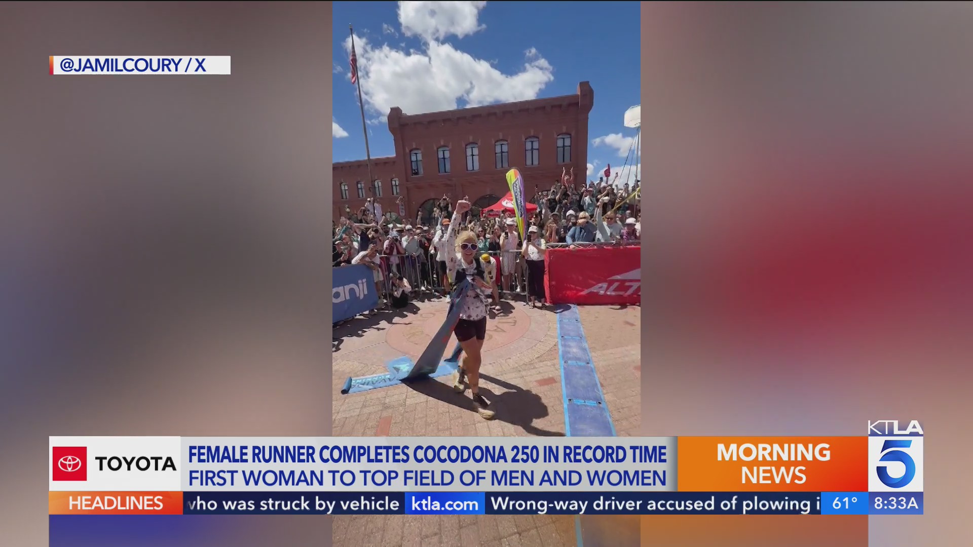 Woman makes history winning brutal 253-mile ultramarathon