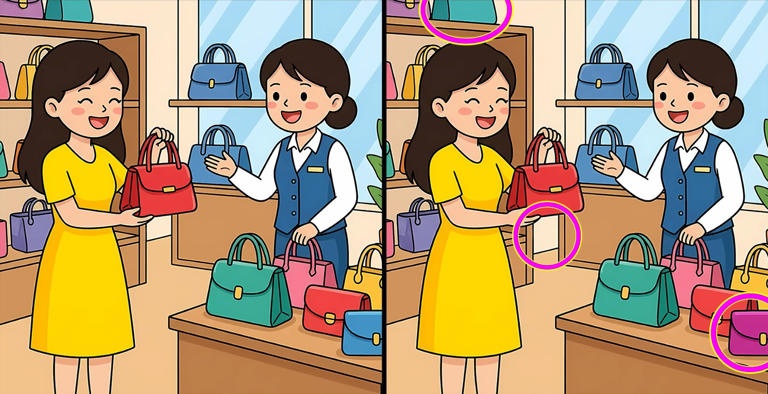 Think you have eagle eyes? Try finding the 3 hidden differences in this ...