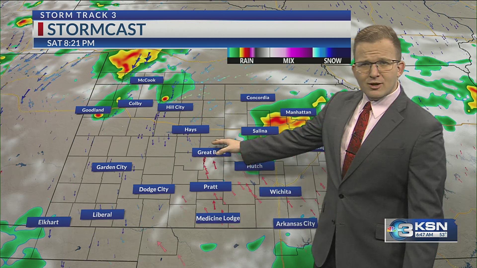 Storm Track 3 forecast: A few storms Saturday, rain lingers Sunday morning