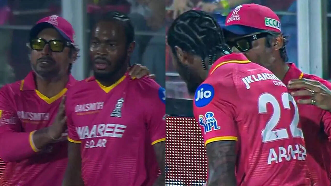 IPL 2026: Kumar Sangakkara steps in to calm angry Jofra Archer after ...