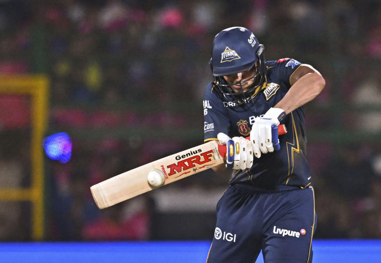 Gill, Rashid star as GT crush RR by 77 runs