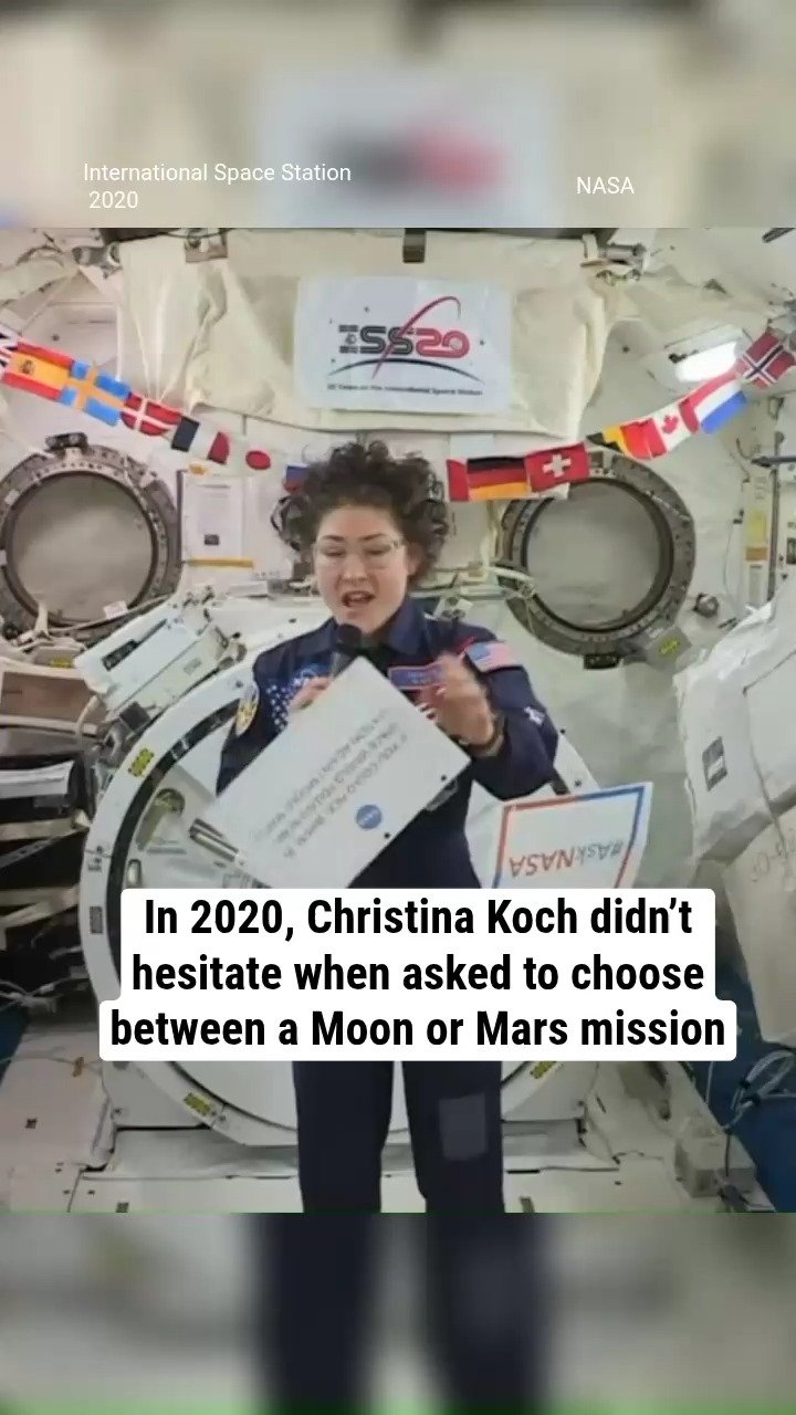 In 2020, Christina Koch didn’t hesitate when asked to choose between a ...