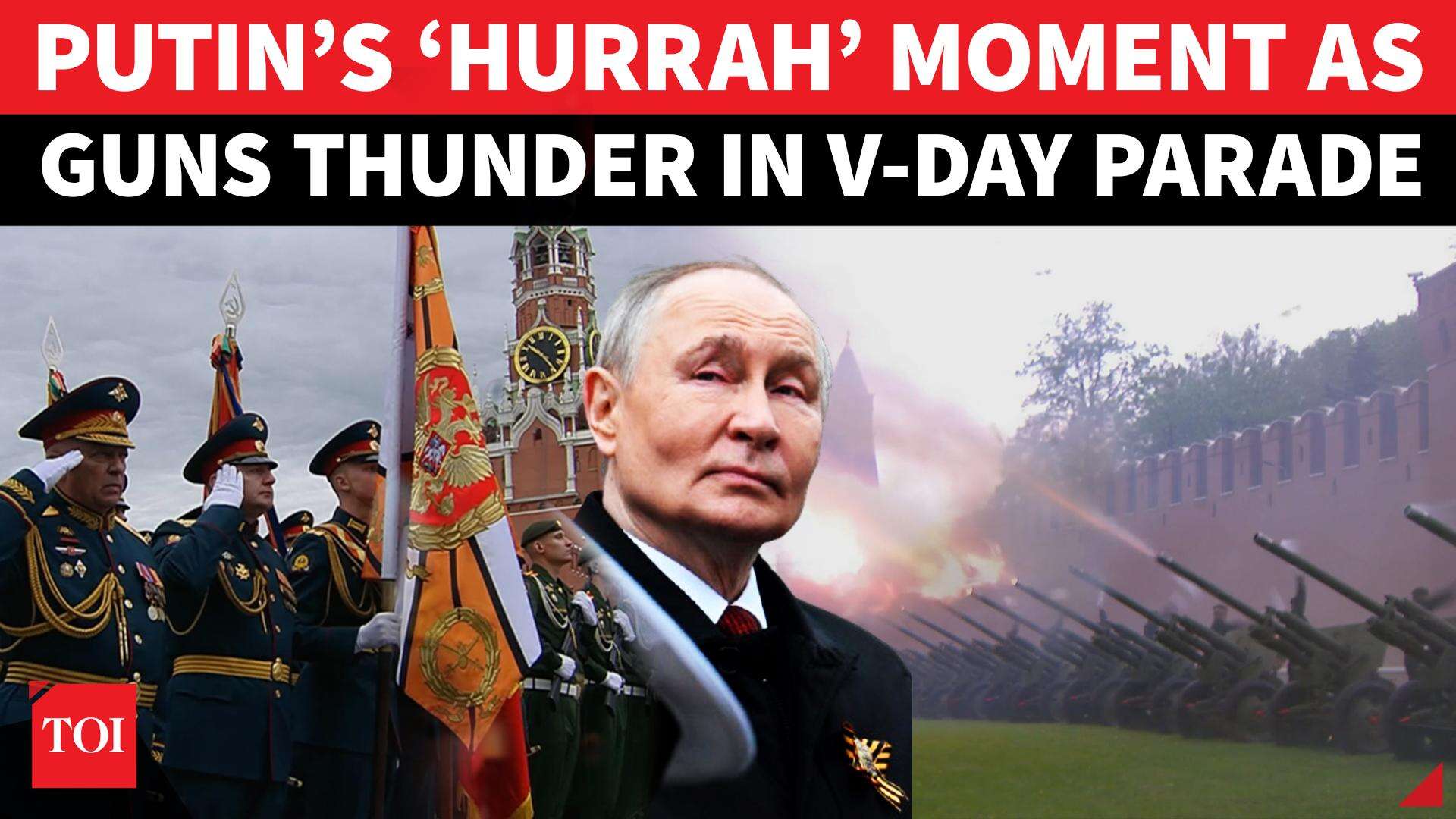 Putin’s 'hurrah' roars across Moscow as guns send direct warning to Ukraine