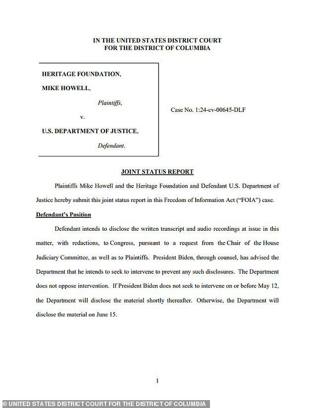 Biden's attorneys try to prevent release of classified information ...