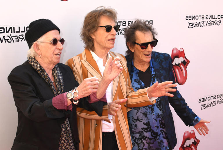 The Rolling Stones rock on a new album unveiling and rare red carpet moment