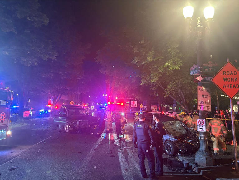3 hospitalized after suspected DUII crash in Portland